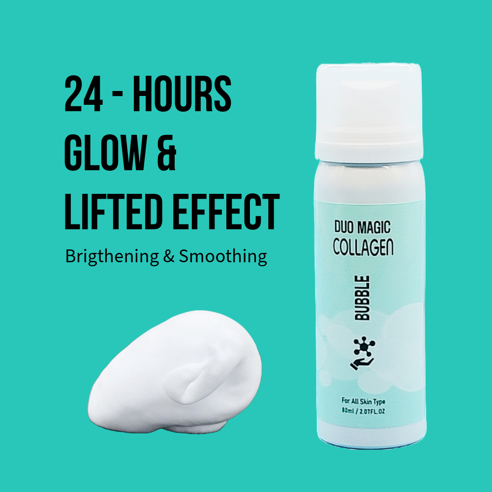 Duo Magic Collagen Bubble 80ml - Glass Glow Line, Fine Lines & ริ้วรอย | Shopee Thailand