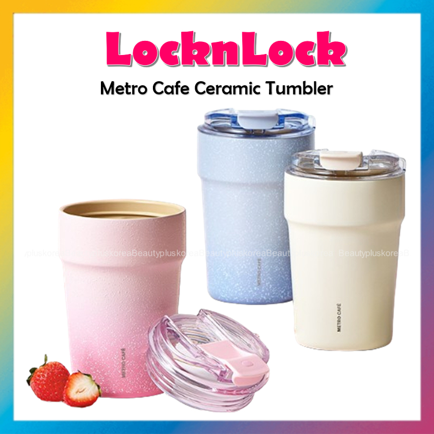 [LocknLock] Metro Cafe Ceramic Tumbler 400 / 500 / 650ml LHC4356 ...