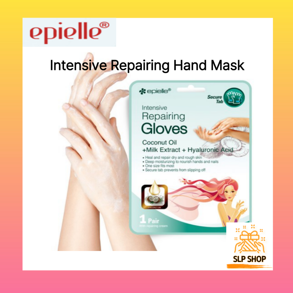 [Epielle] Intensive Repairing Hand Mask – Coconut Milk(12EA) | Shopee ...