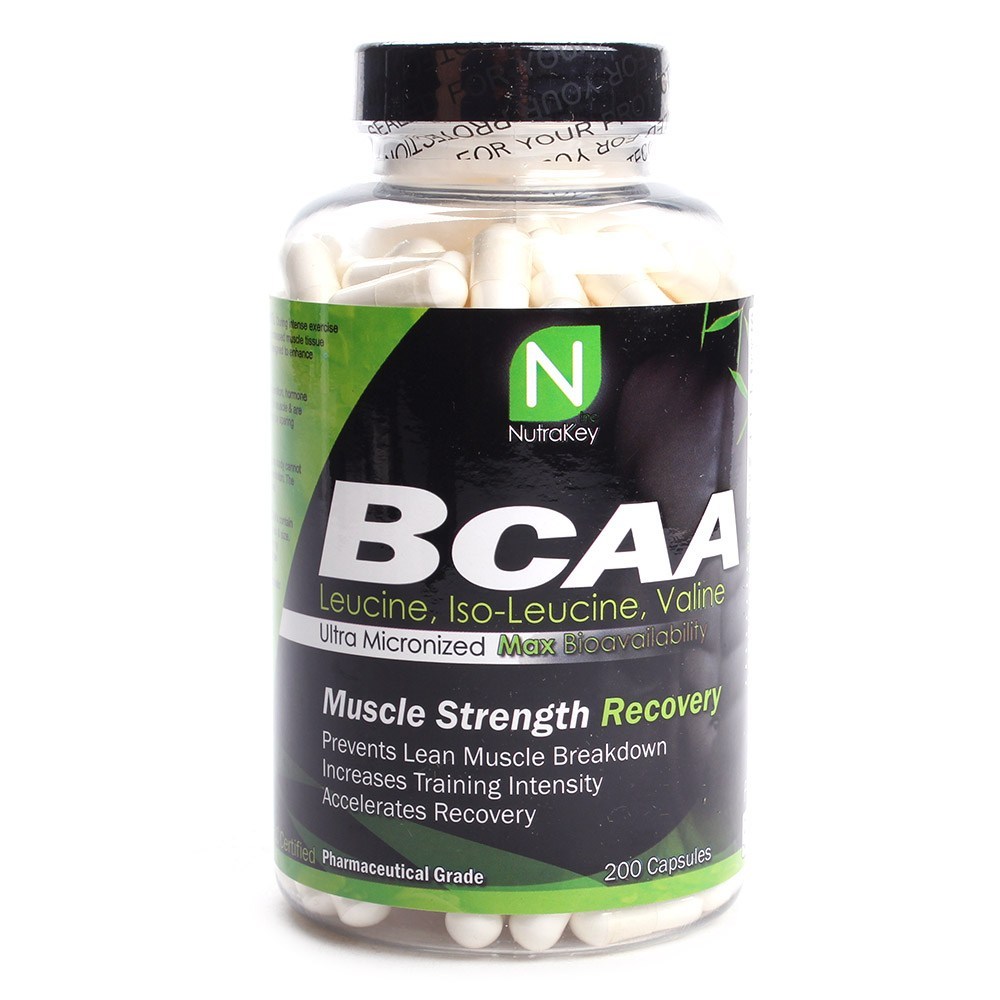 Nutrakey BCAA Capsules 200 Count Made in USA | Shopee Thailand