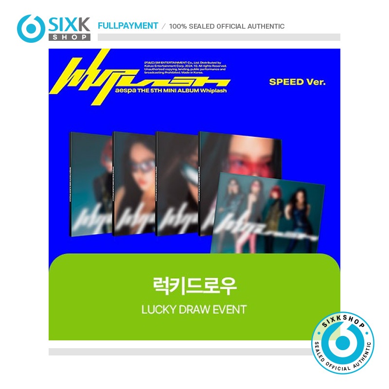 (DEAR MY MUSE LUCKY DRAW - SPEED ver) AESPA 5th Mini Album [Whiplash] | Shopee Thailand