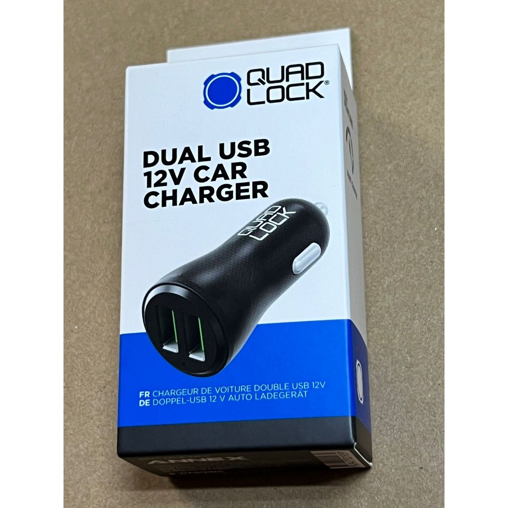 ที่ชาร์จในรถยนต์ Quad Lock Dual USB 12V - USB A | Shopee Thailand