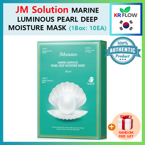 [JM Solution] Marine Luminous Pearl Deep Moisture Mask 1 กล่อง (10ea ...