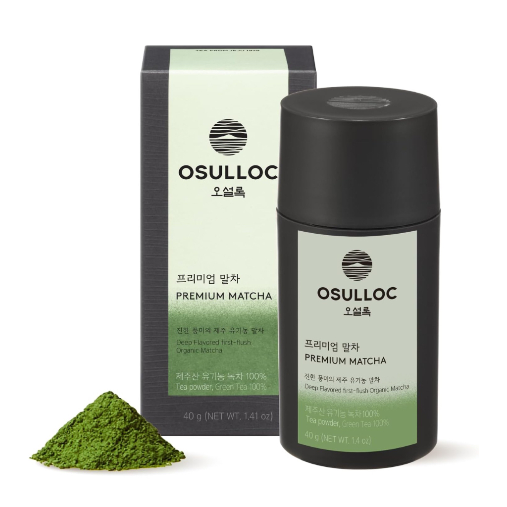 OSULLOC Premium Matcha Powder (ไม่หวาน), Premium Organic (USDA) Pure ...