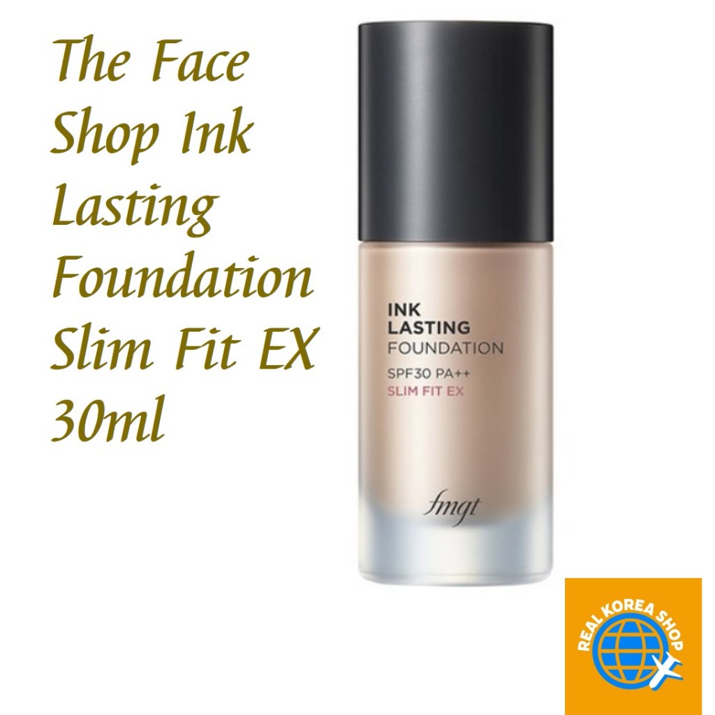 [The Face Shop] The Face Shop Ink Lasting Foundation Slim Fit EX 30ml ...