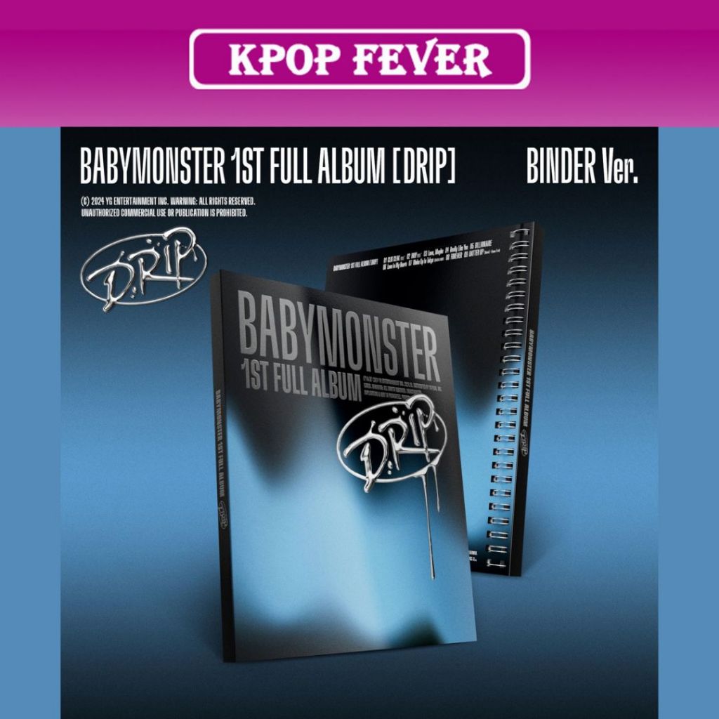 BABYMONSTER - [ DRIP ] THE 1ST FULL ALBUM ( BINDER ver. ) | Shopee Thailand