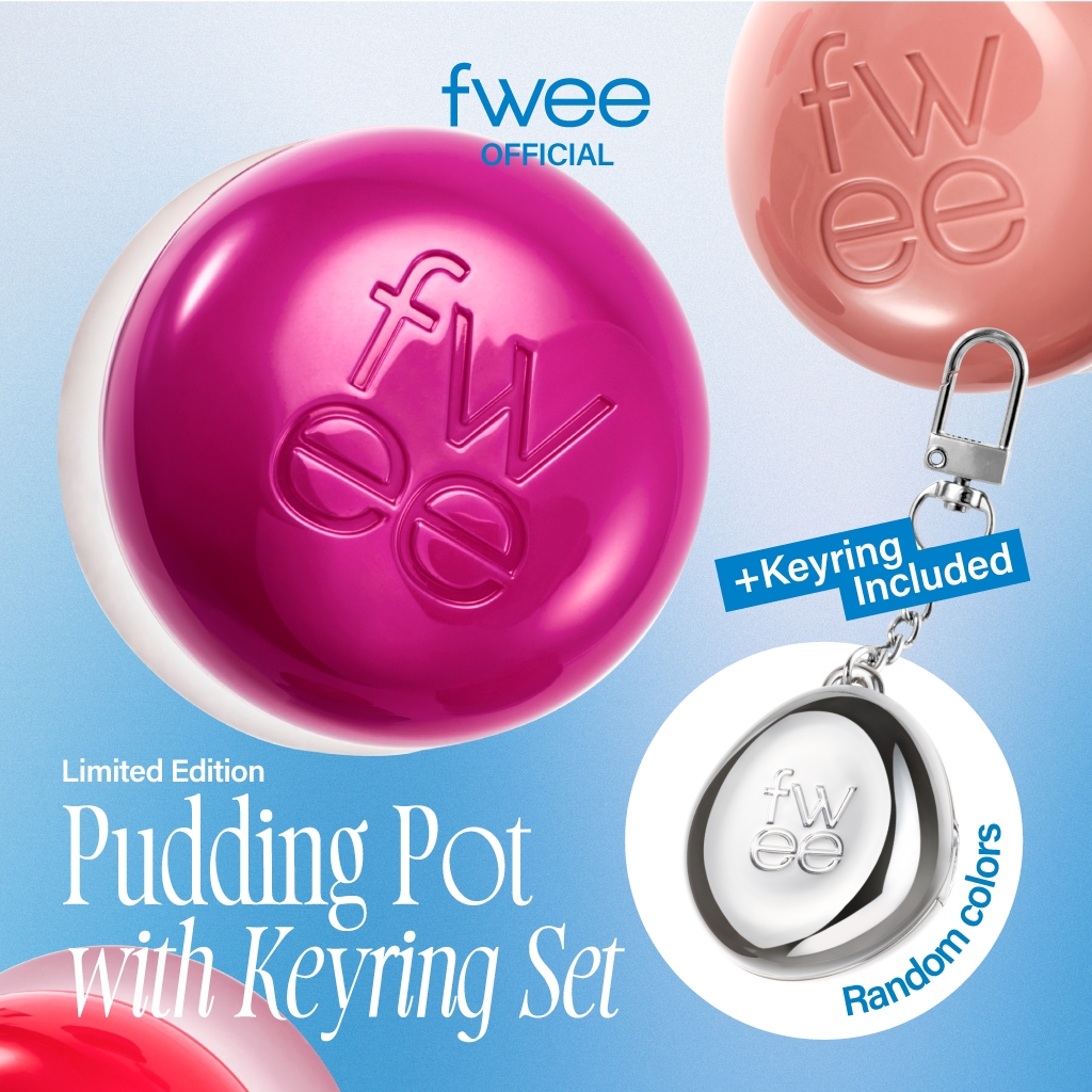 Fwee Lip&Cheek Blurry Pudding Pot พร้อมชุดพวงกุญแจ | Shopee Thailand