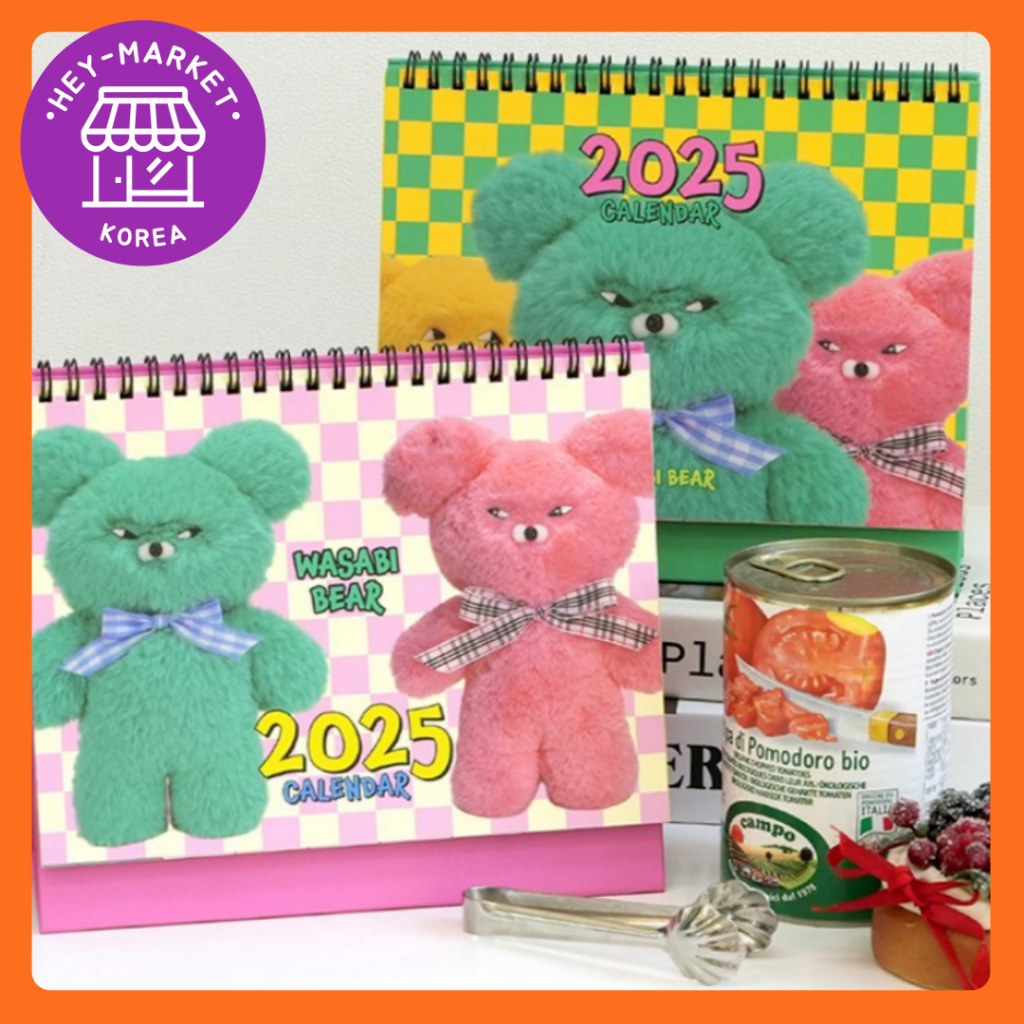 [PINKFOOT]☘️ปฏิทิน WASABI BEAR 2025☘️2025 / 2025Calendar / ปฏิทิน ...
