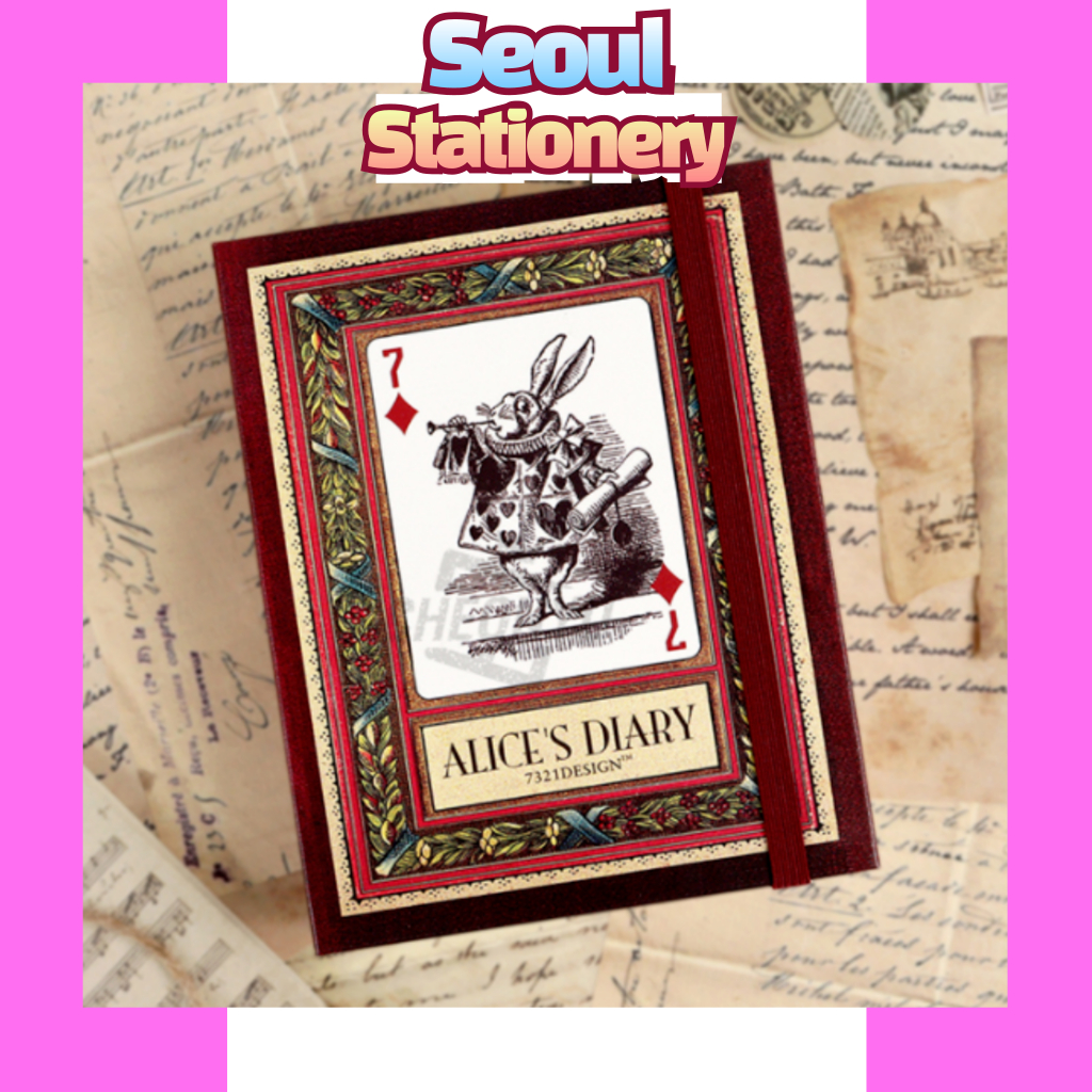 (Diary 2025)[เกาหลีการจัดส่ง]2025 Alice Diary Vol 01 แบบพกพา Memo ...