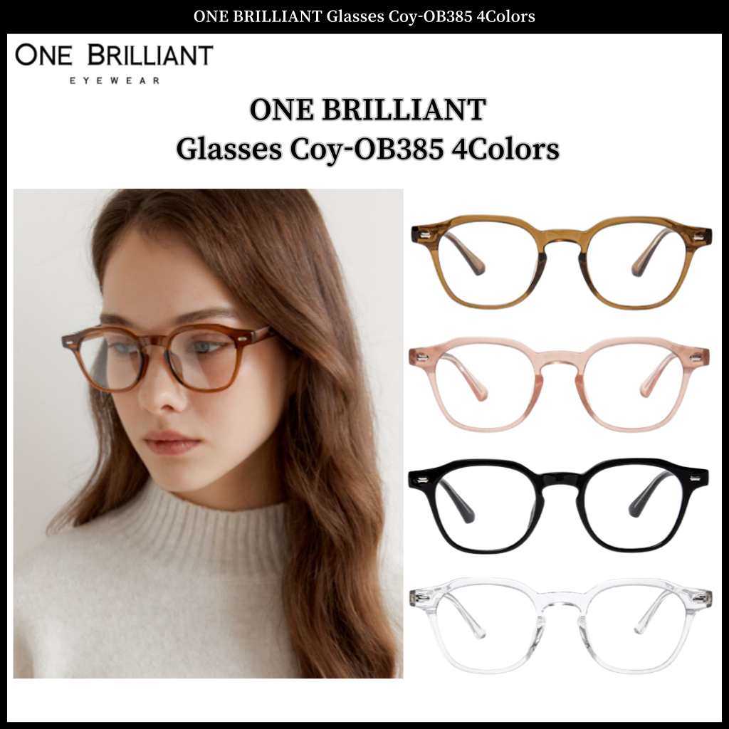 ONE BRILLIANT Glasses Coy-OB385 4 สี | Shopee Thailand