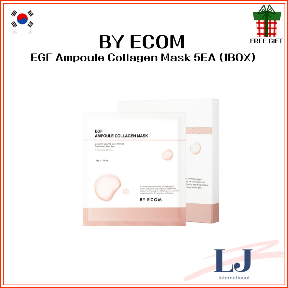 By ECOM EGF Ampoule Collagen Mask 5EA (1BOX) | Shopee Thailand