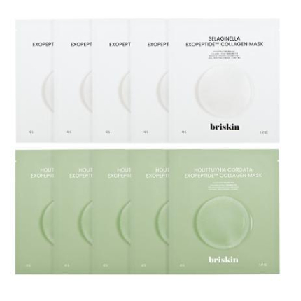 Briskin Exo-Peptide Collagen Mask 5 แผ่น | Shopee Thailand