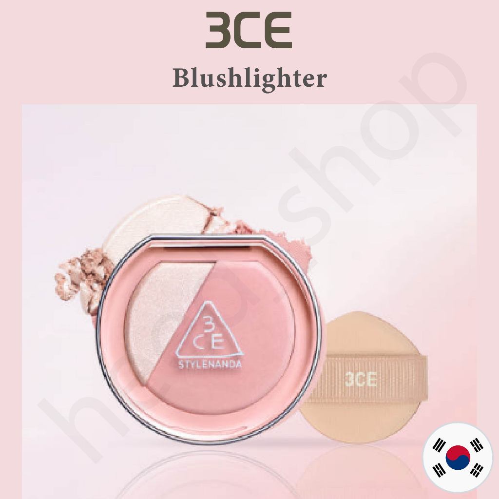 3ce Blushlighter (Blush Highlighter) +พัฟ | Shopee Thailand