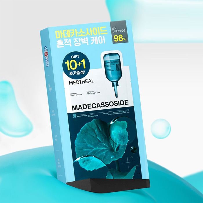 Mediheal Madecassoside Essential Mask Sheet Blemish Repair 10+1 K ...