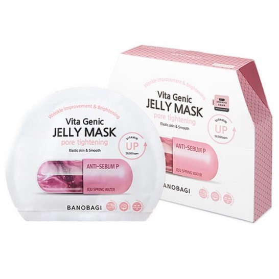 บาโนบากิ Vitagenic Jelly Mask Pore Tightening 30 มล. 10 ชิ้น | Shopee ...