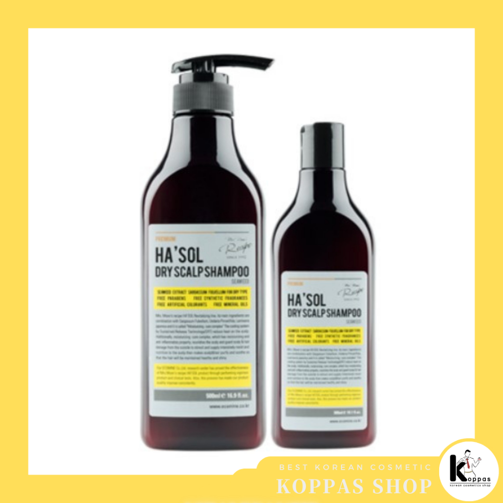 [HASOL] HA'SOL Dry Scalp Shampoo แชมพูหนังศีรษะแห้ง (300g/500g ...