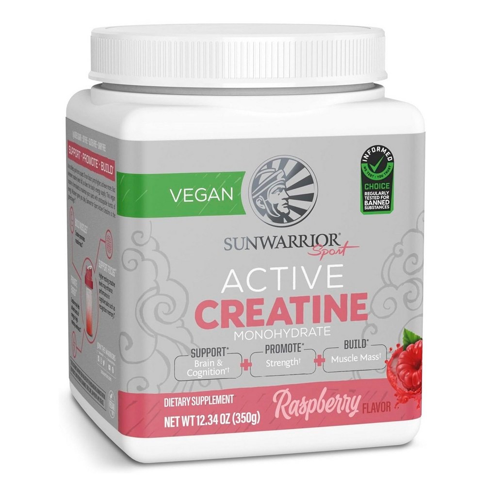 Sunwarrior Sport Active Creatine Monohydrate Raspberry Flavour 350g ผลิตในอเมริกา | Shopee Thailand
