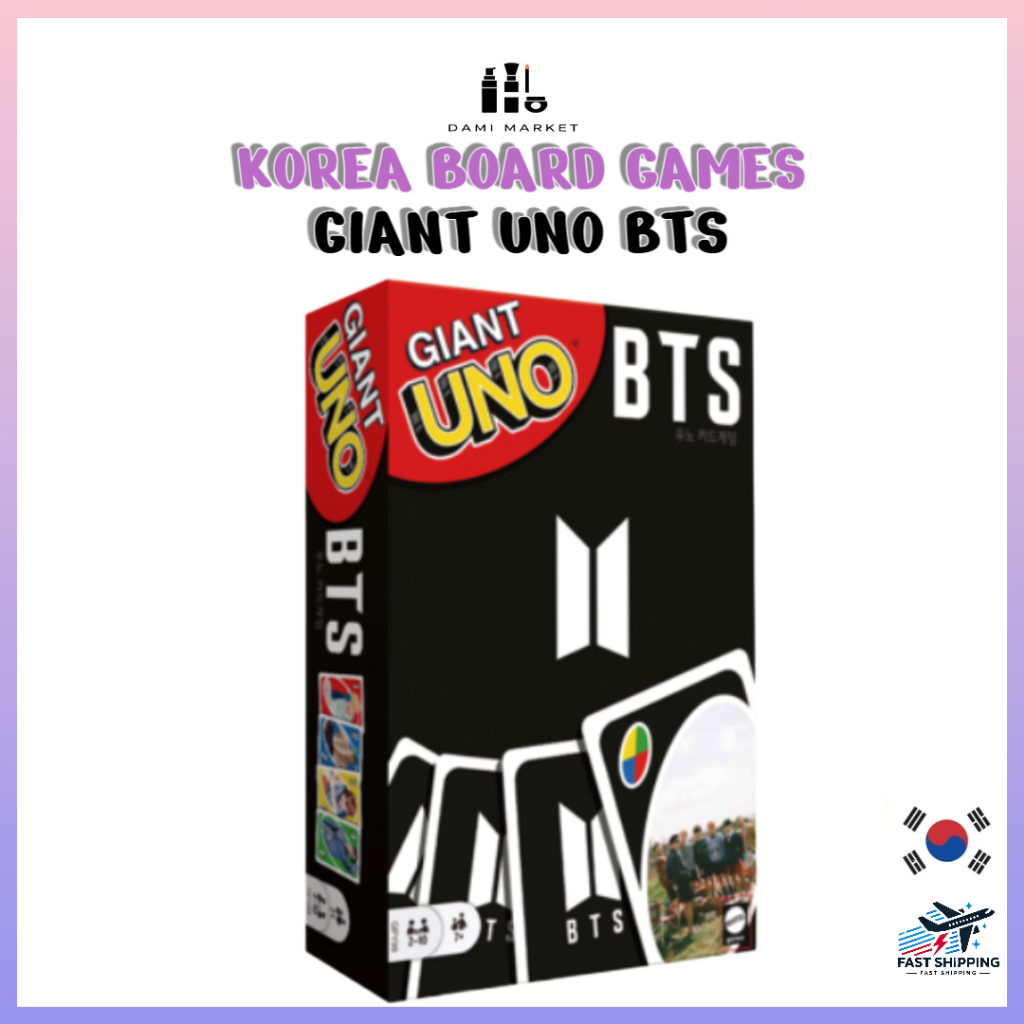 UNO Korea Boardgames GIANT BTS Edition | Shopee Thailand