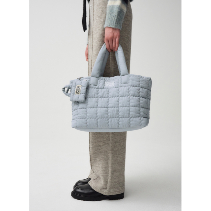 [100%KR-ของแท้]Marithe Francois Girbaud CLASSIC LOGO PADDING TOTE BAG | Shopee Thailand