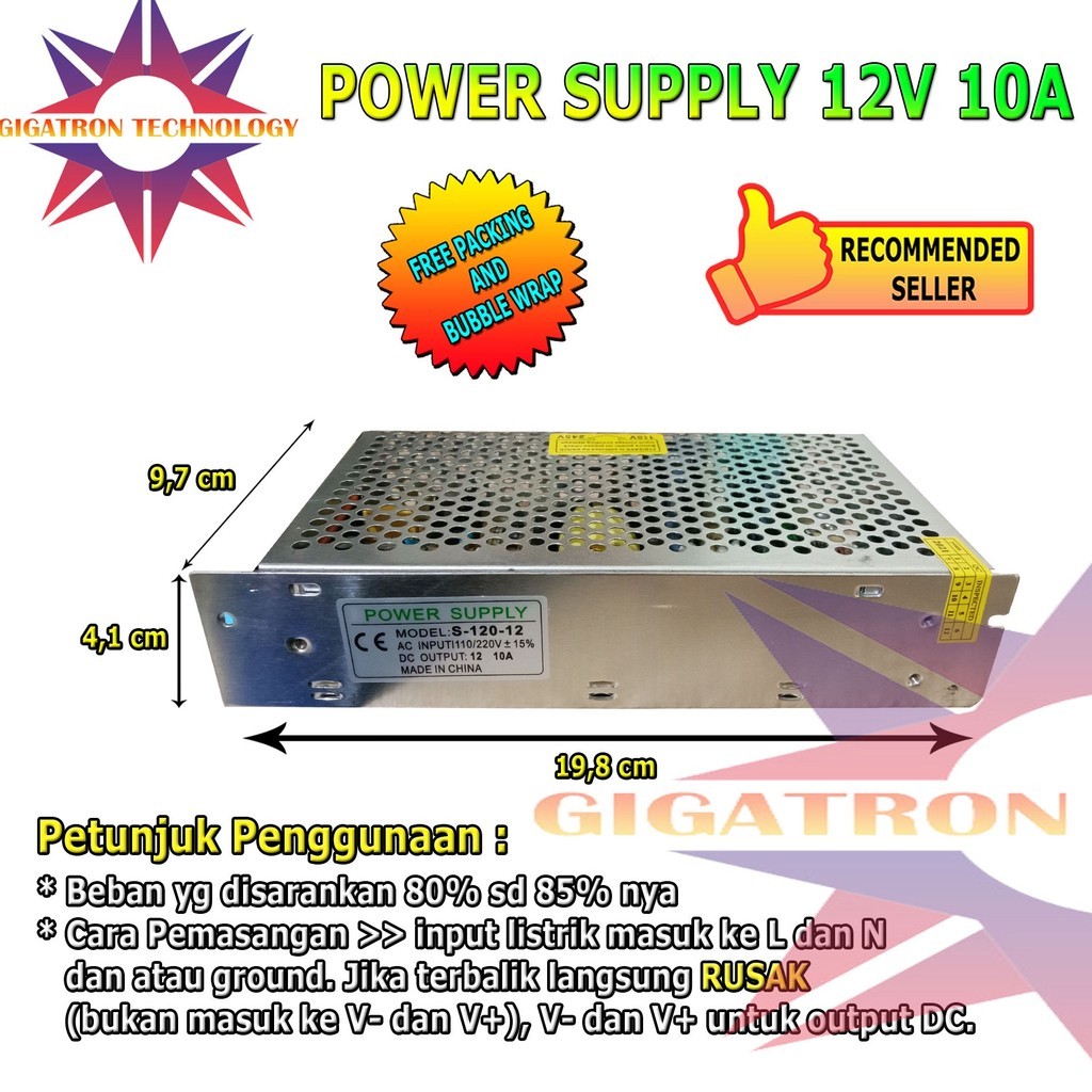 Limited Power Supply Adapter Switching 12V 1A Body Net Transformer ...