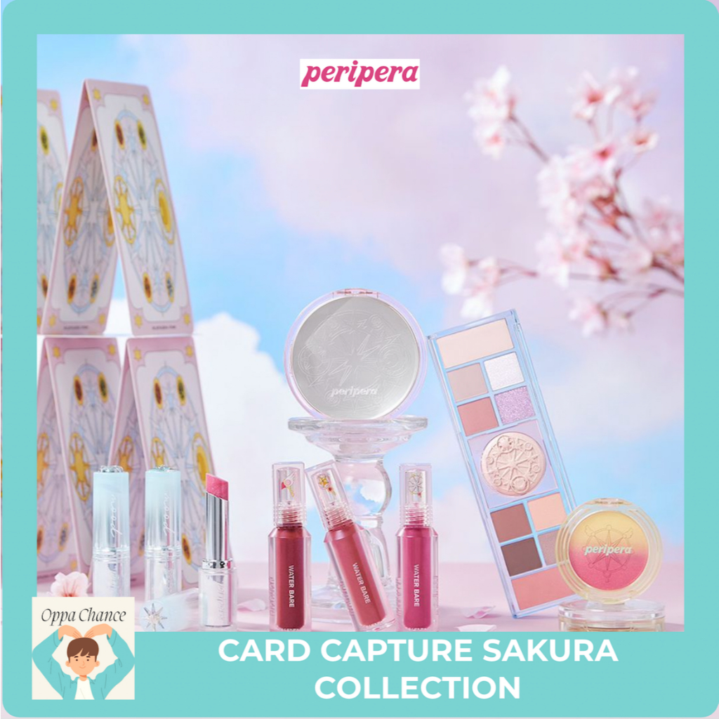 *Card Capture Sakura Collection* [Peripera] Cushion / Eyeshadow / Lip ...