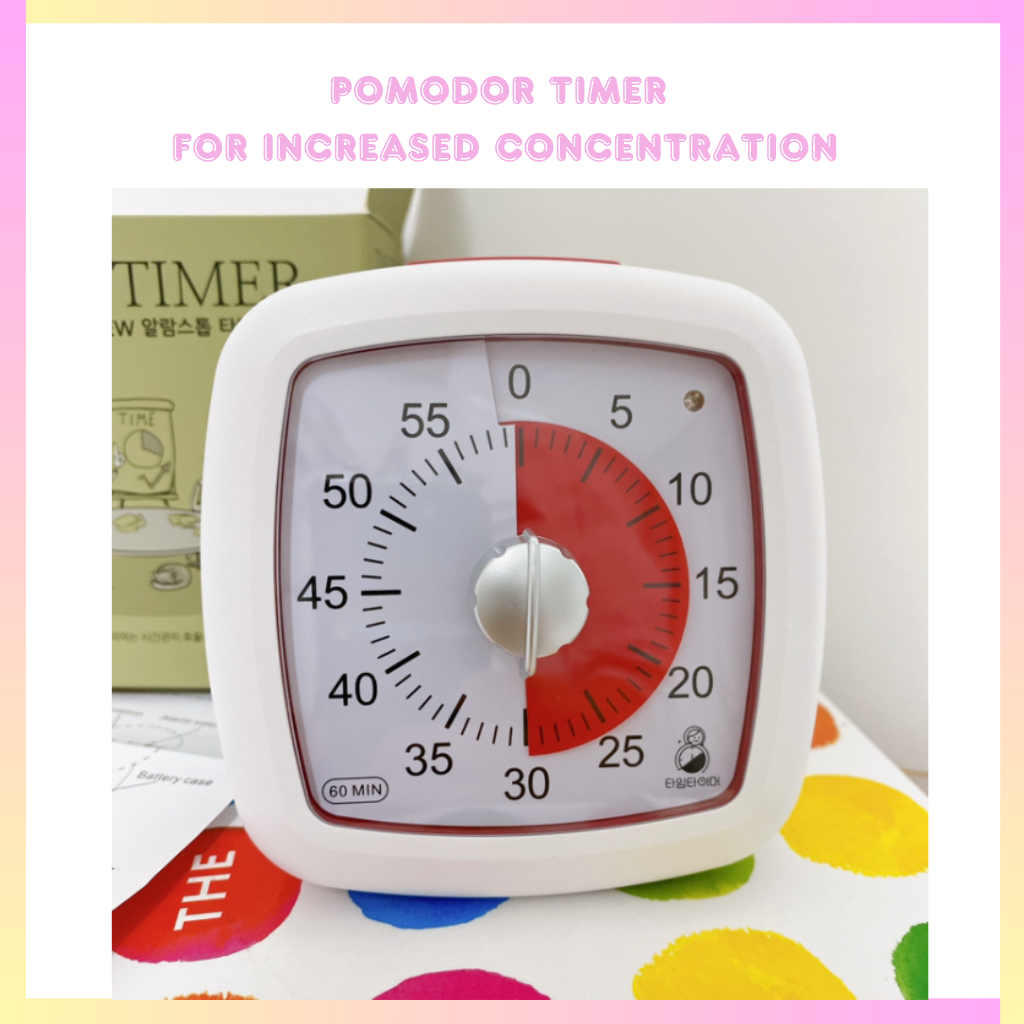 Pomodor Timer for Concentration ตัวจับเวลาอ่านหนังสือ ตัวจับเวลาสำหรับ ...