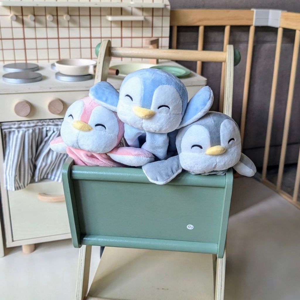 ใหม่ iflinbaby Penguin Security ผ้าห่ม iflin เด็กไม้ไผ่ของเล่น ...