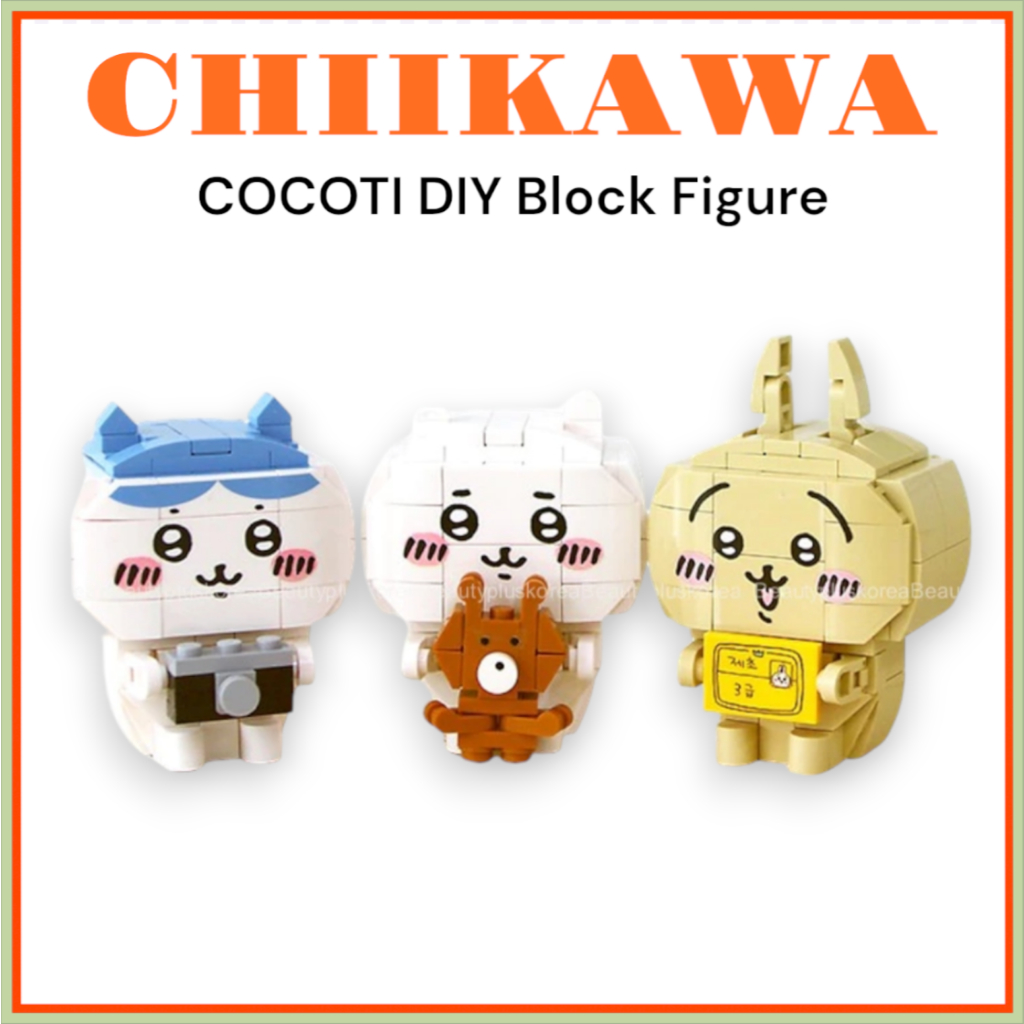[Chiikawa] Cocoti DIY Block Figure (Chikawa / Hachiware / Usagi ...