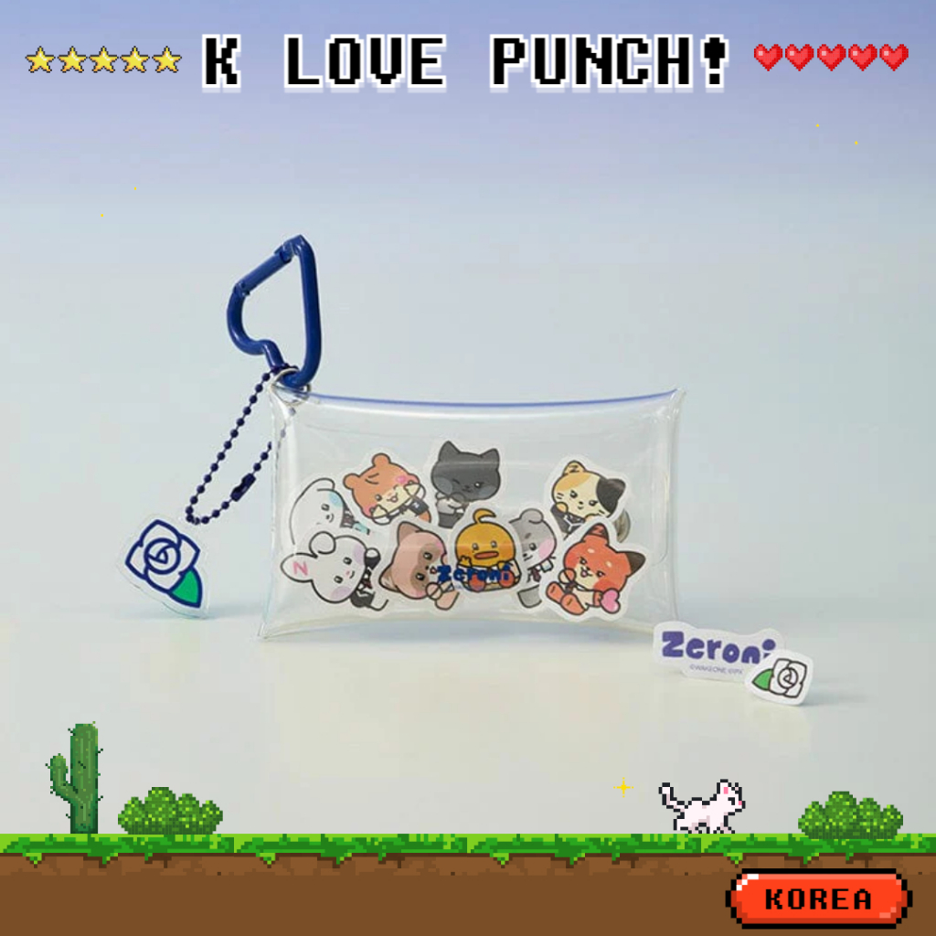 ZEROBASEONE Zeroni PVC Pouch Sticker Set | ชุดสติ๊กเกอร์ กระเป๋า PVC ...