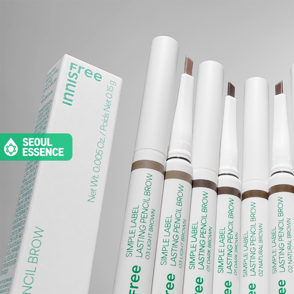 Innisfree Simple Label Lasting Pencil Brow 0.15g / Auto Eyebrow Pencil 0.3g - ดินสอเขียนคิ้ว ...