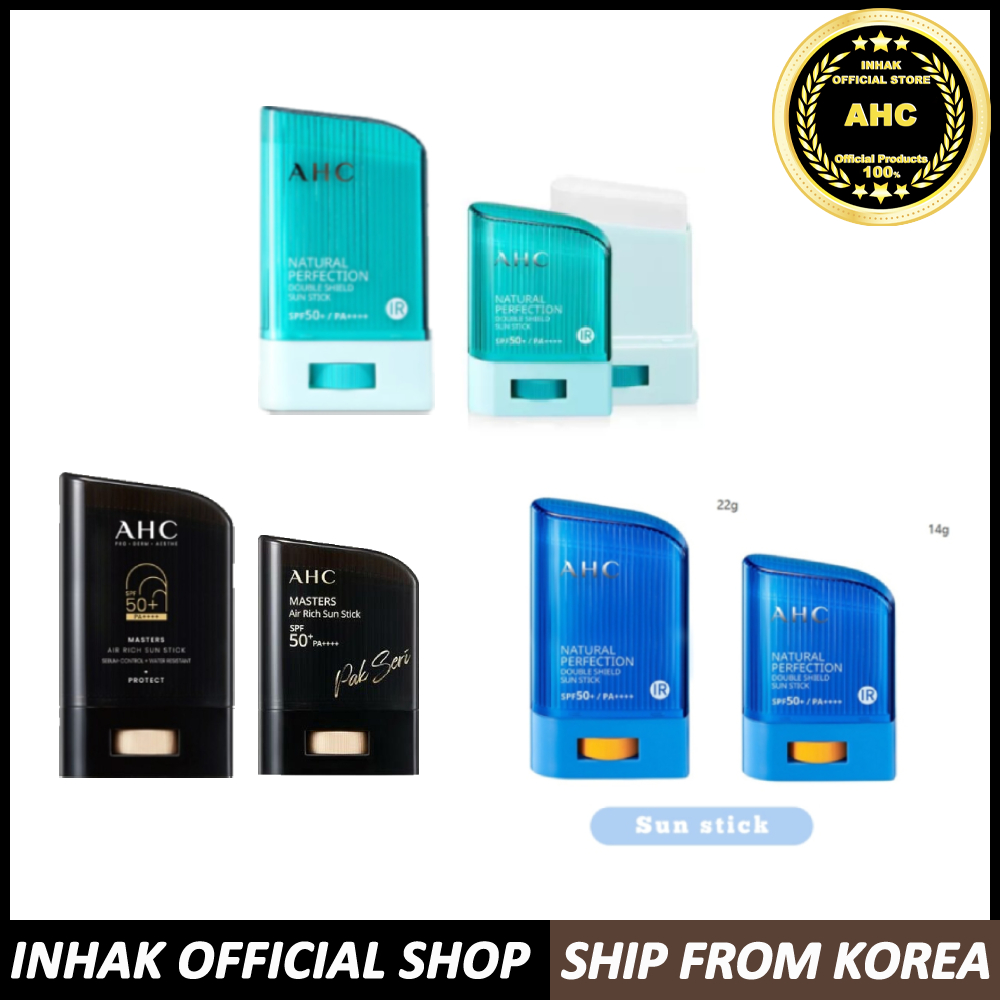 [AHC]AHC Natural Perfection Double Shield Masters Air Rich Sun Stick 14g/22g | Shopee Thailand