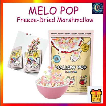 Melo Pop Freeze-Dried Marshmallow - สายไหม 15g, Vanilla 15g, Strawberry ...
