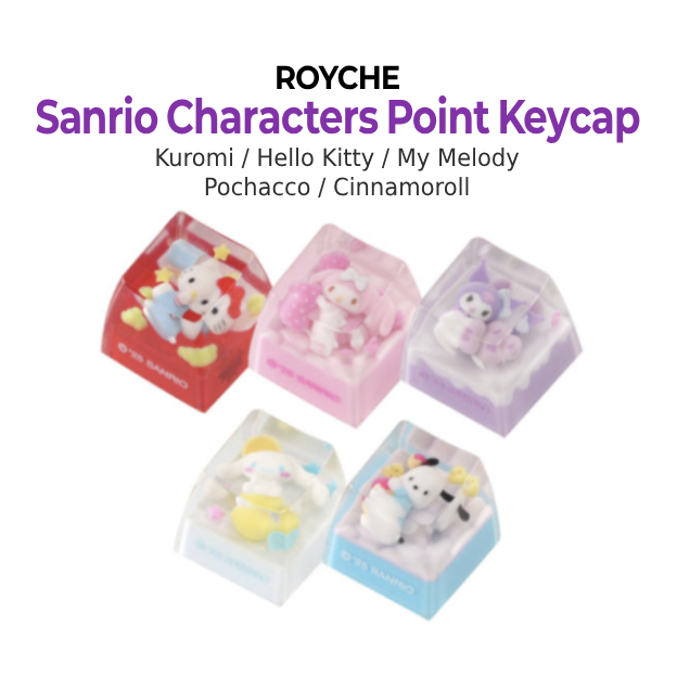 Royche Sanrio Character Point Keycap 5 แบบ (เลือก 1) | Shopee Thailand