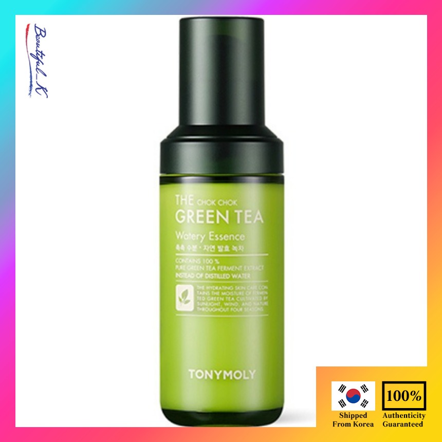 Tonymoly The Chok Green Tea Watery Essence 55ml _Beautiful_K | Shopee ...