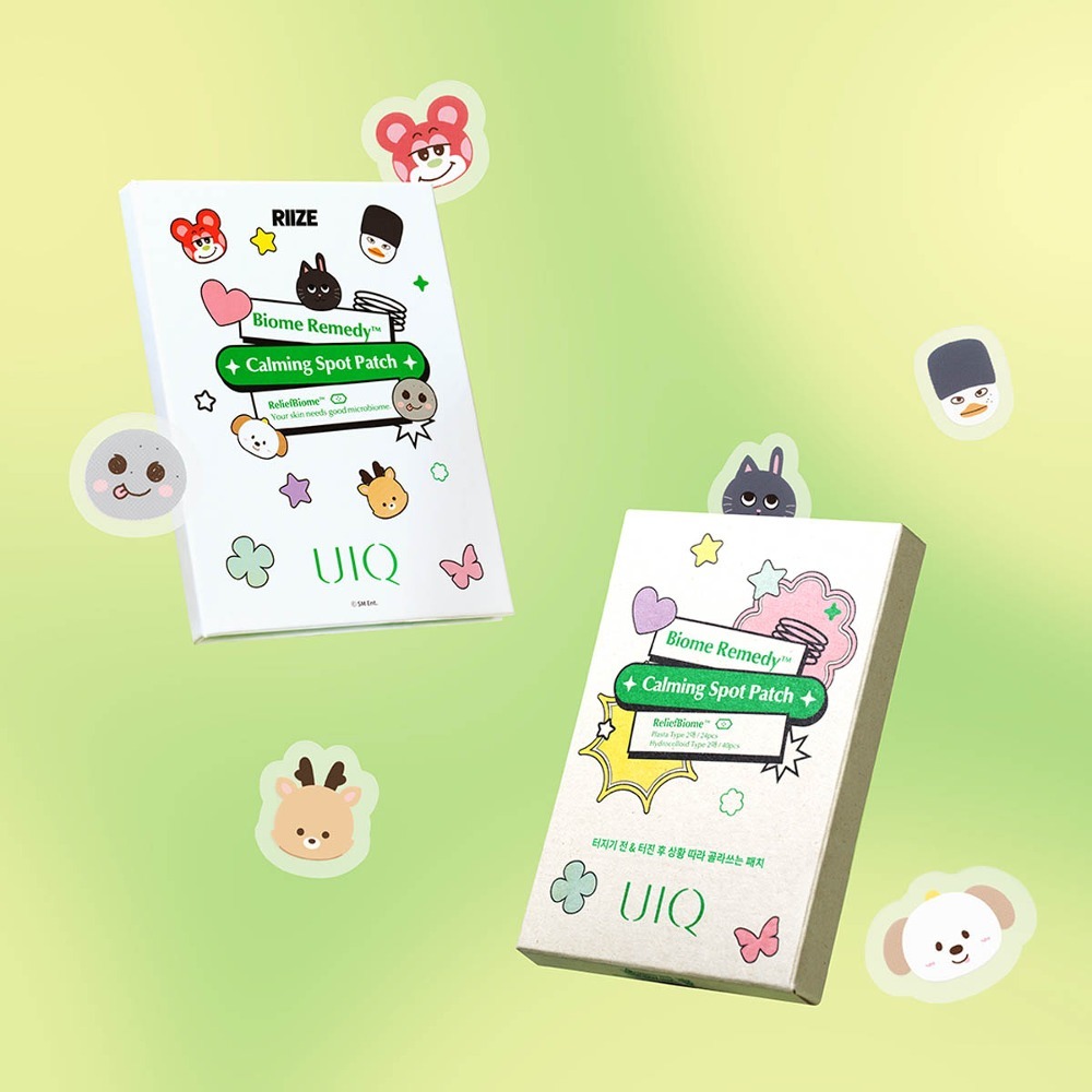 *พร้อมชุดโปสการ์ด Riize/rize pick!* [UIQ] Biome Remedy Calming Spot Patch Set (2 ชนิด) | Shopee ...