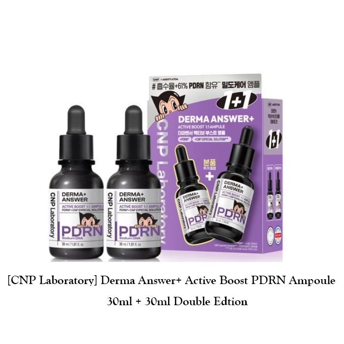 [CNP Laboratory] Derma+ คําตอบ Active Boost PDRN Serum 30ml+30ml Double ...