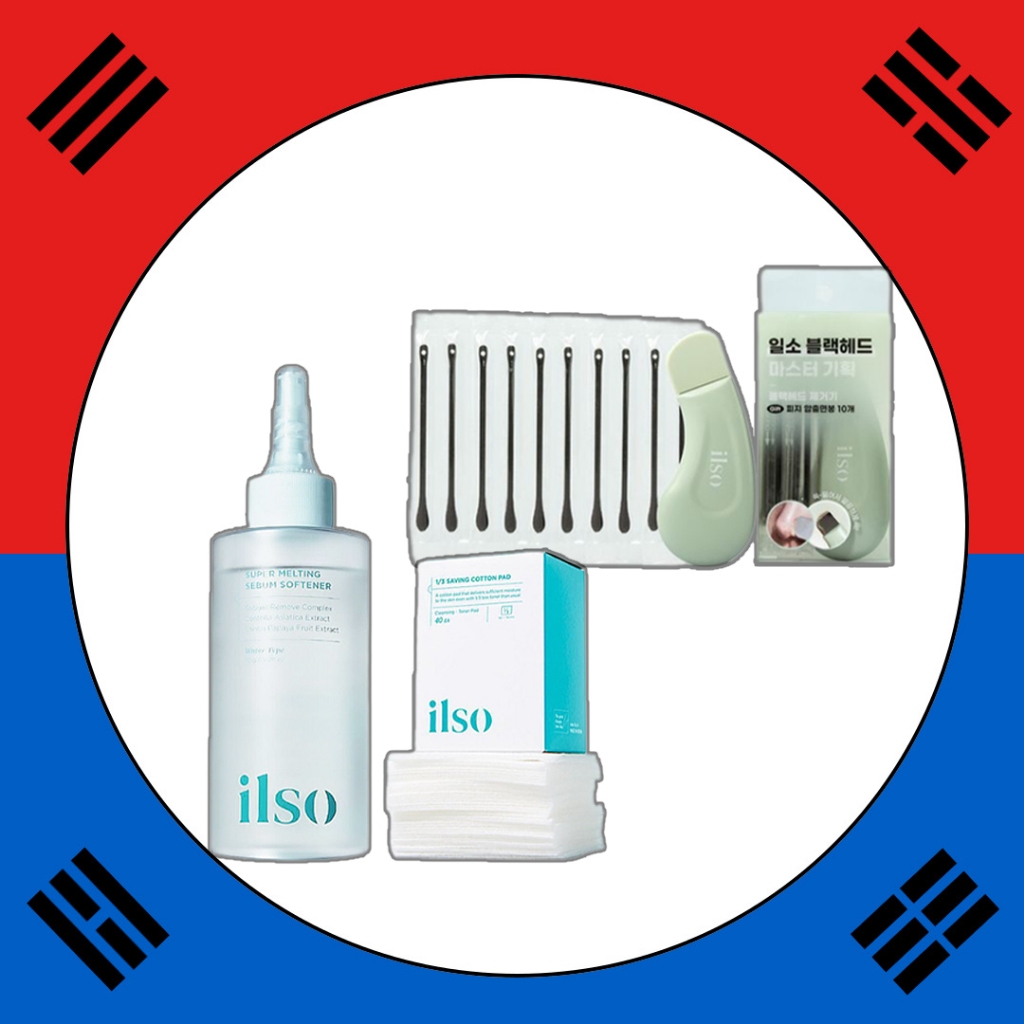 Ilso Blackhead Remover / Super Melting Sebum Softener 150ml (+40 Cotton) KORICO จัดส่งจากเกาหลี ...