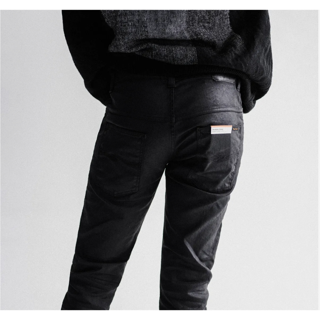 Nudie Jeans Co / Thin Finn Back 2 black - เคลือบสีดําแห้งสกินนี่ ...