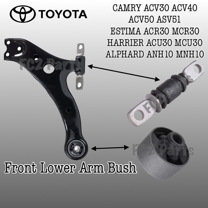 Oem 1 ชุด 4 ชิ้น Toyota Camry ACV30 ACV40 ASV51 Harrier ACU30 Estima ACR30 Alphard ANH10 ...