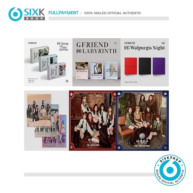 GFRIEND - FULL & MINI ALBUM(Walpurgis NIght, THE AWAKENING, Fever Season, Labyrinth, Song of the ...