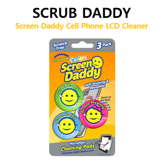Scrub Daddy Screen Daddy Original แท็บเล็ตโทรศัพท์มือถือ Microfiber LCD ...