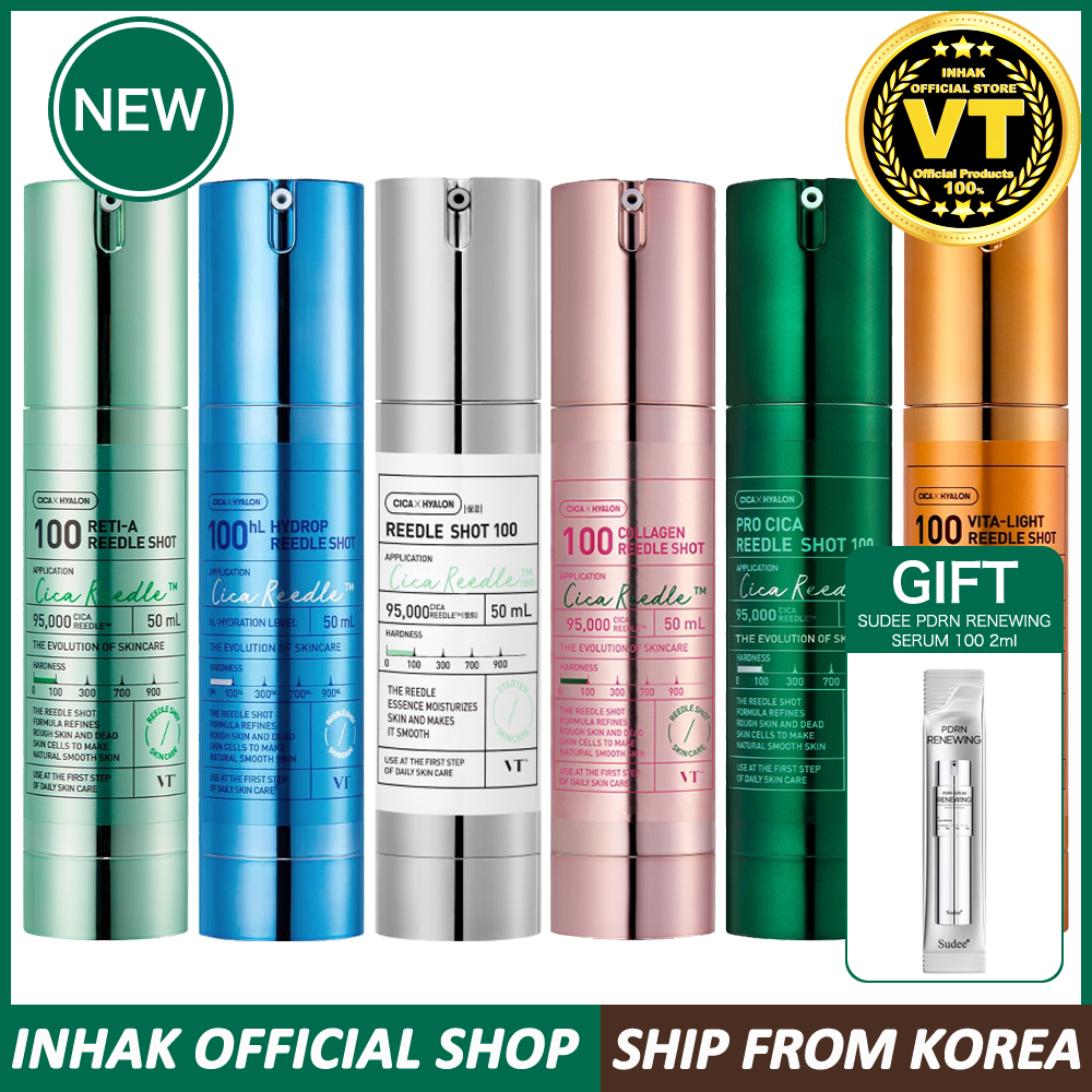 [VT] REEDLE Shot 100/300/700 / Collagen / Pro Cica / VITA LIGHT/Hydrop | Shopee Thailand
