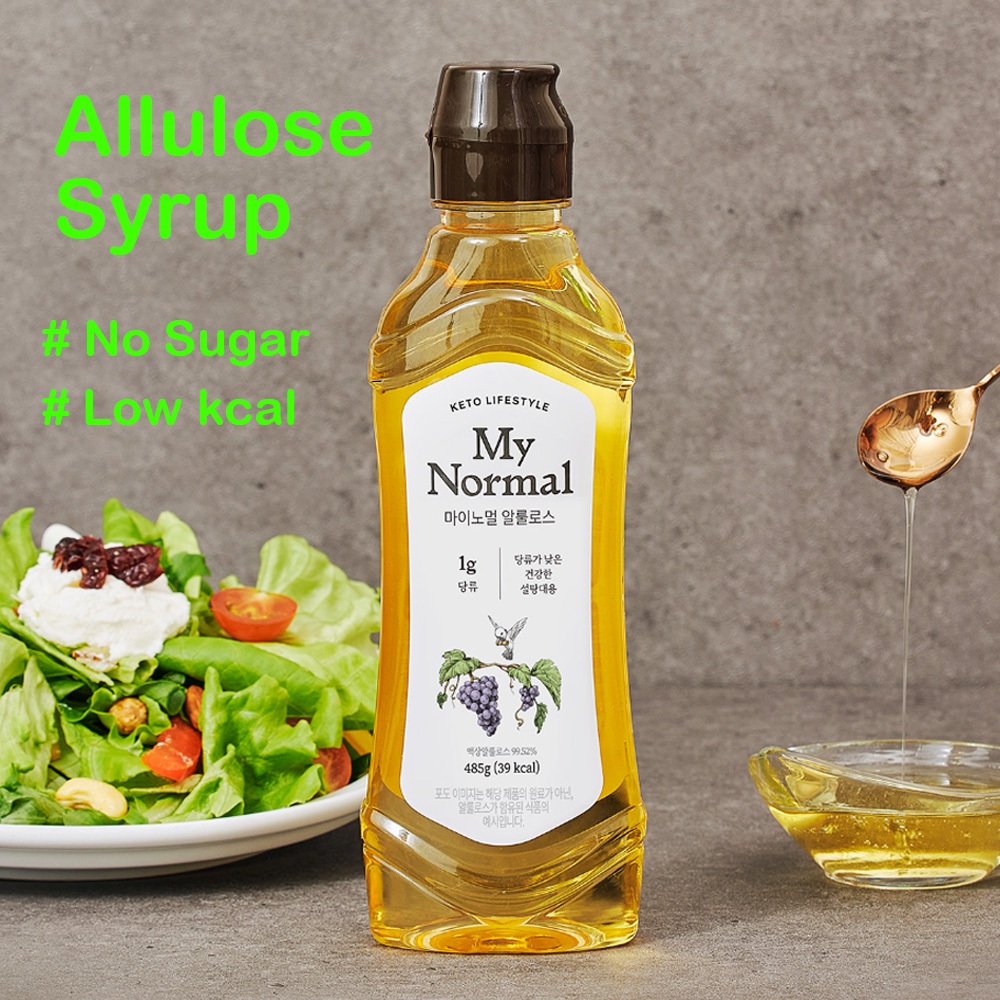 เกาหลี My Normal Keto Allulose Syrup 485g ไม่มีน้ําตาลแคลอรี่ต่ํา ...