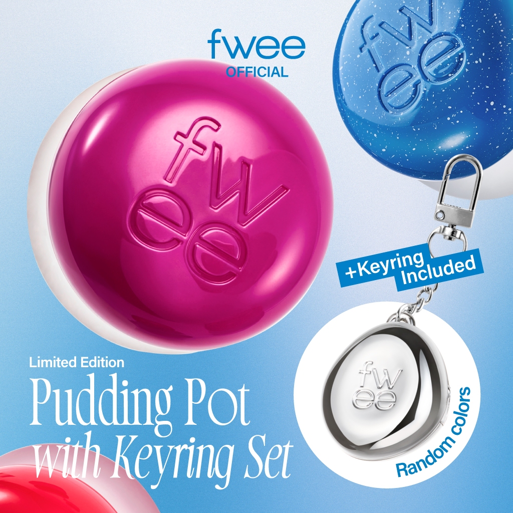 [ชุดพวงกุญแจ] fwee Lip&Cheek Blurry Pudding Pot 5g พร้อมพวงกุญแจ ...