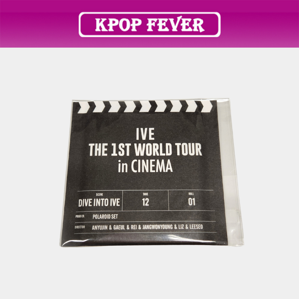 IVE THE 1ST WORLD TOUR in CINEMA POP-UP STORE / POLAROID SET | Shopee Thailand