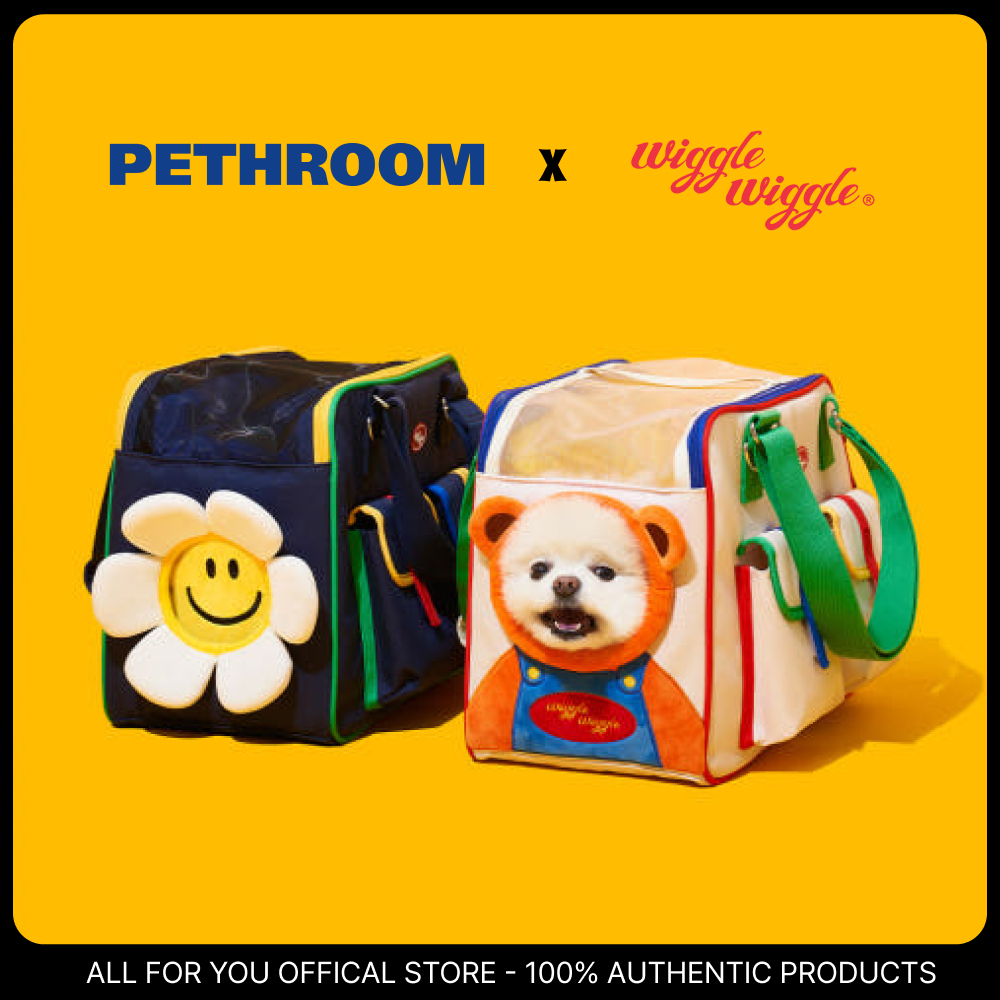[Pethroom X Wiggle Wiggle] Pet Carrier Bag / Dog Travel Bag / Small Pet Tote | Shopee Thailand