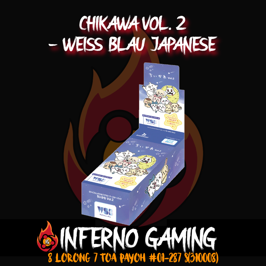 [WSB_CKW2] Chiikawa Vol 2 - Weiss Schwarz Blau TCG Japanese Booster Box | Shopee Thailand
