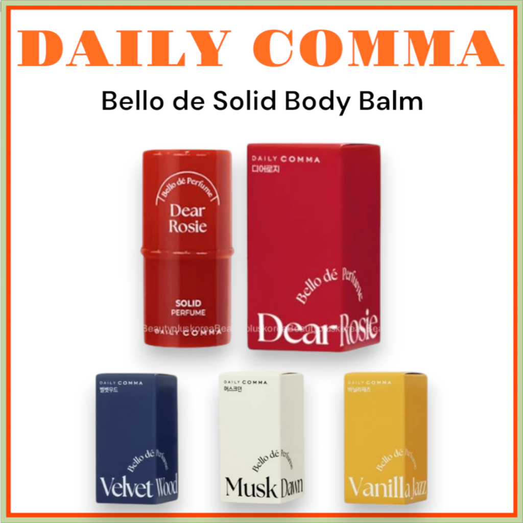 [DAILY Comma] Bello de Solid Body Balm 4.7g (Dear Rosie / Velvet Wood ...
