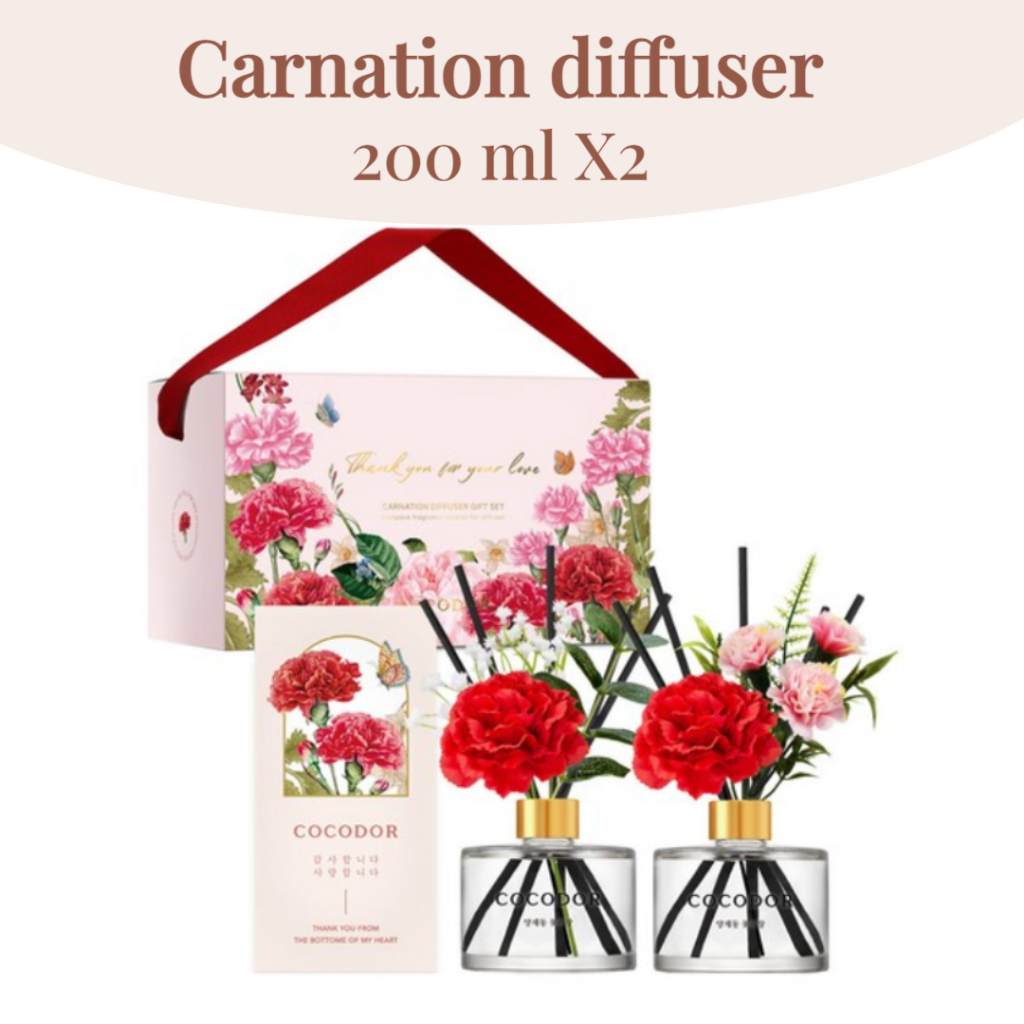 [COCODOR] Carnation Flower Diffuser 2 กลิ่น 200ml+200ml /ของขวัญวันแม่/ ของขวัญวันพ่อ/ ของขวัญ ...