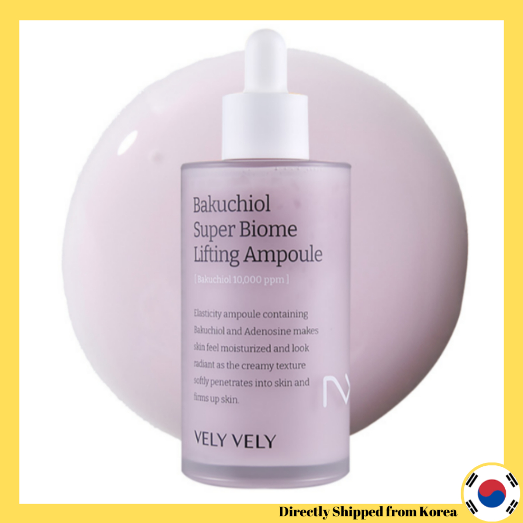 [Vely Vely] Bakuchiol 10,000ppm Adenosine Super Biome Lifting Ampoule 100ml | Shopee Thailand